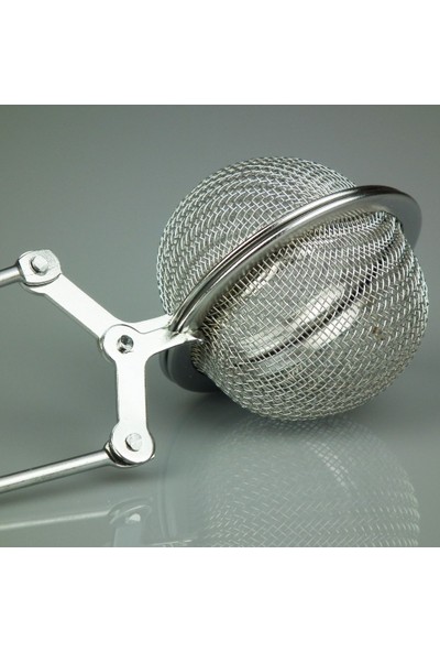 Zuzu Made Bitki Çayı Yeşil Çay Demleme Süzgeci - Maşalı Bitki Çayı Süzgeç