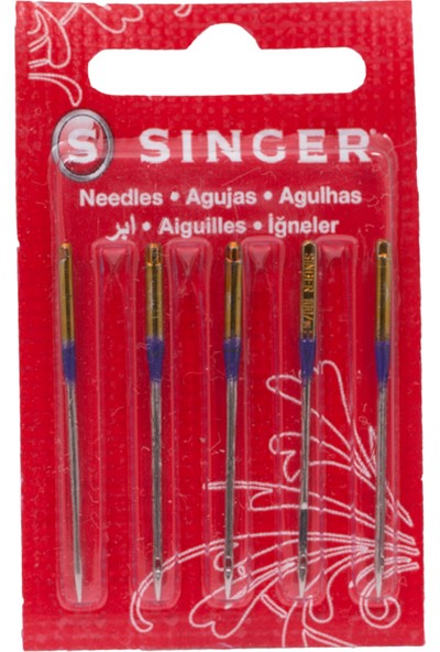 Singer Ev Tipi Dikiş Makine İğnesi 16 Numara Singer Ev Tipi Dikiş Makine İğnesi 16 Numara