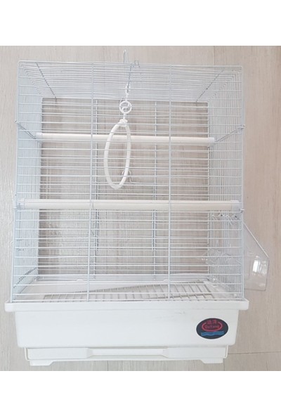 Dayang Muhabbet Kuşu Kafesi - Beyaz (Dayang)