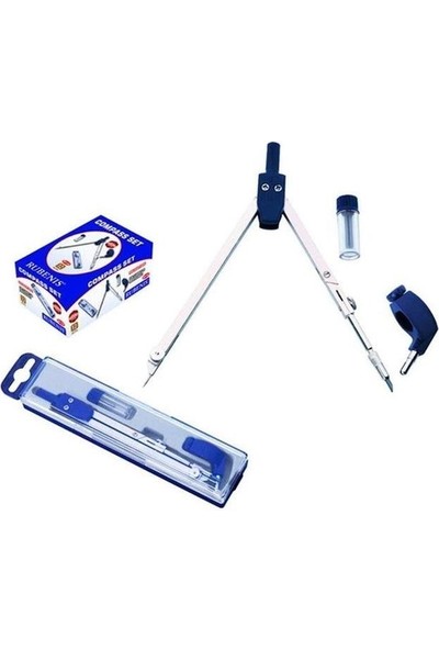 Rubenis Tek Kırma Metal Pergel Kalem Adaptörlü Rp-04