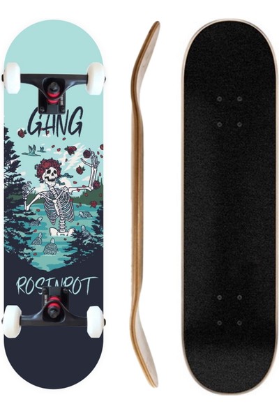 Gang 8.0 Rosenrot Complete Profesyonel Kaykay