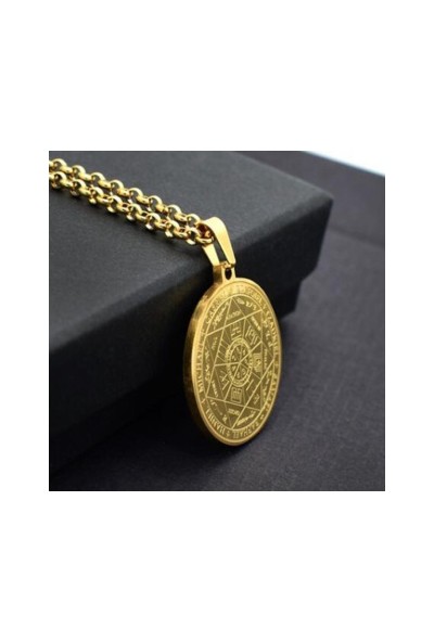 Alsade 7 Başmelek Mühür Çelik Kolye Alsade 7 Başmelek Mühür Çelik Kolye