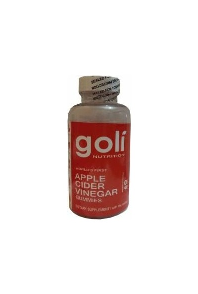Golı Apple Cider Vinegar Gummy 60PIECES Formunuzu Yeniden Kazanın 60LI Jelibon
