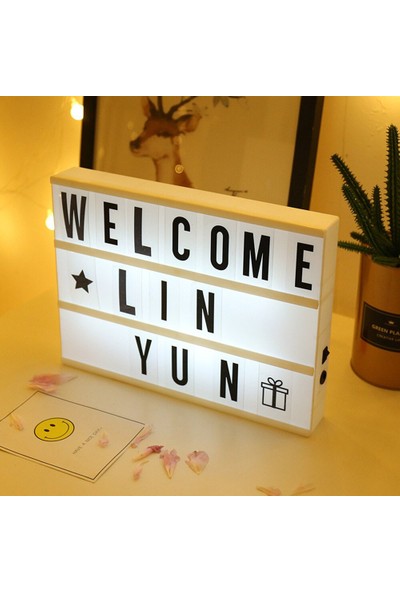 Hediyetozu A5 LED Işıklı Yazı Panosu Lightbox Hediyetozu A5 LED Işıklı Yazı Panosu Lightbox