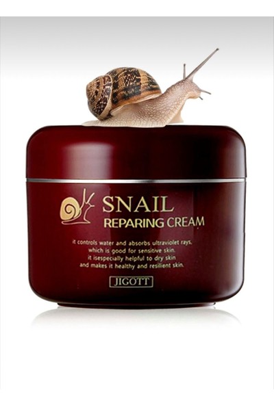 Jigott Hücre Yenileyici, Kırışıklık Karşıtı ve Aydınlatıcı 3 Kat Yoğun Etkili Saf Salyangoz Mukus Krem 100 ml