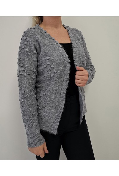 Otik Butik Nohut Desenli Triko Hırka