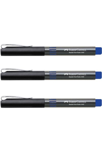 Faber Roller Iğne Uçlu Mavi 5405 3'lü