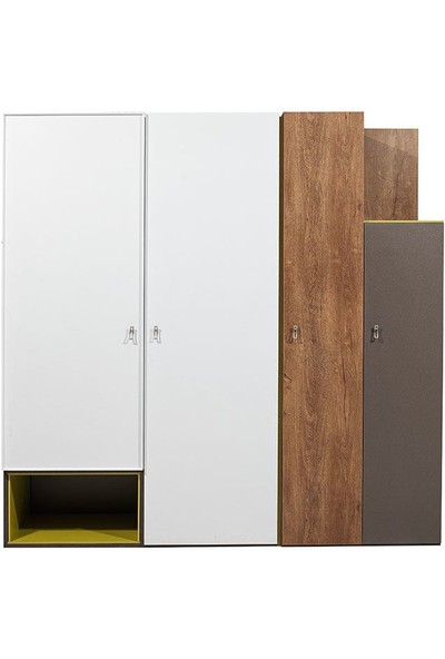 Ünüvar Konsept Slım 4 Kapaklı Dolap