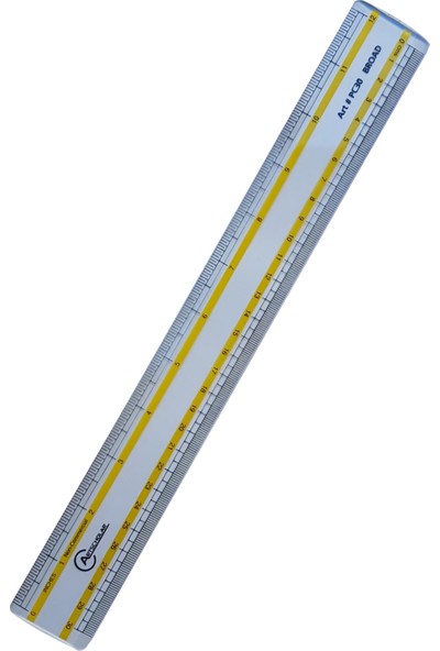 Artscholar PC30 Plastik Cetvel Beyaz 30 cm Artscholar PC30 Plastik Cetvel Beyaz 30 cm