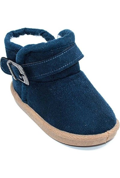 Gezer Çocuk Kışlık Iç Yün Doku Lacivert Anaokulu Kreş ve Günlük Ev Panduf- Altın Adım Gezer Çocuk Kışlık Iç Yün Doku Lacivert Anaokulu Kreş ve Günlük Ev Panduf- Altın Adım