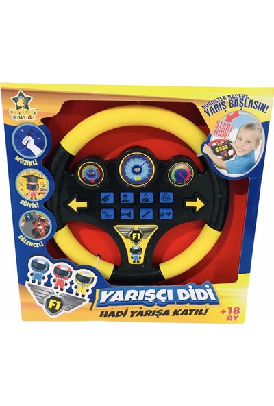 Erdem Oyuncak Yarışcı Didi Sesli Direksiyon Erdem Oyuncak Yarışcı Didi Sesli Direksiyon