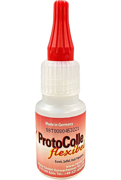 İpek Bazaar Renia Protocolle Süper Esnek Hızlı Yapıştırıcı 20 gr İpek Bazaar Renia Protocolle Süper Esnek Hızlı Yapıştırıcı 20 gr