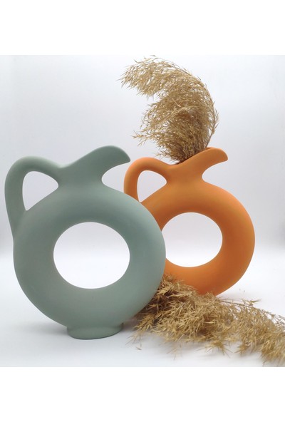 Ankara Hobi Hitit Vazo 2'li Dekor Set-6 Ankara Hobi Hitit Vazo 2'li Dekor Set-6