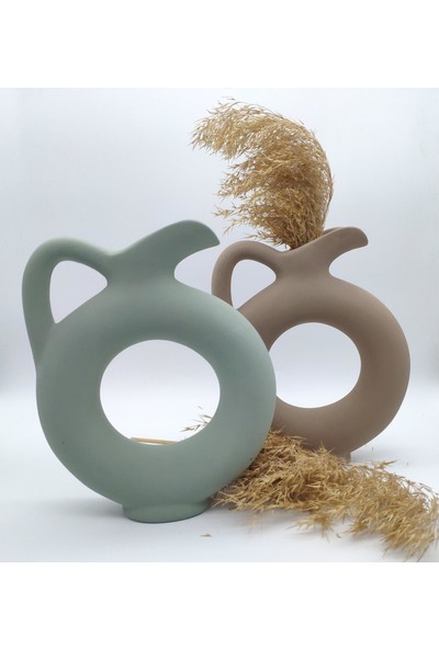 Ankara Hobi Hitit Vazo 2'li Dekor Set-9 Ankara Hobi Hitit Vazo 2'li Dekor Set-9