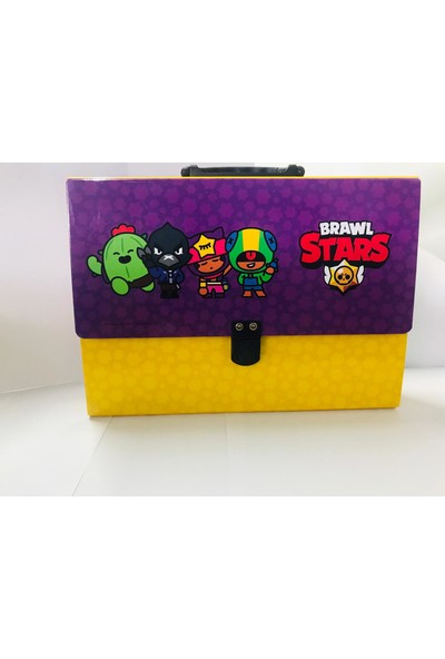 Gıpta Brawl Stars Kulplu Kutu Klasör Çanta Gıpta Brawl Stars Kulplu Kutu Klasör Çanta