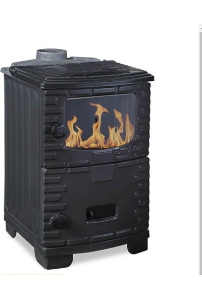 Eroğlu Soba EST-106 Çift Kapaklı, Midi Şömine Soba