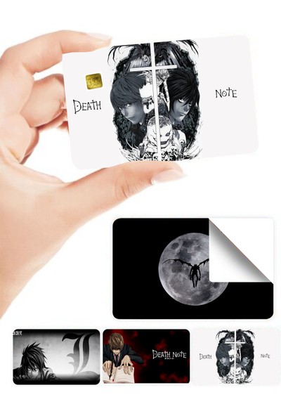 Marsilya Death Note Papara Kart Kaplama Sticker 4 Adet Marsilya Death Note Papara Kart Kaplama Sticker 4 Adet