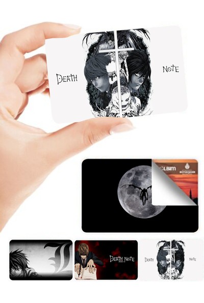 Marsilya Death Note Iett&ininal Kart Kaplama Sticker 4 Adet Marsilya Death Note Iett&ininal Kart Kaplama Sticker 4 Adet