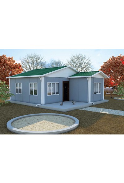 İdeal Ev 49M2 2+1 Ideal Prefabrik Ev