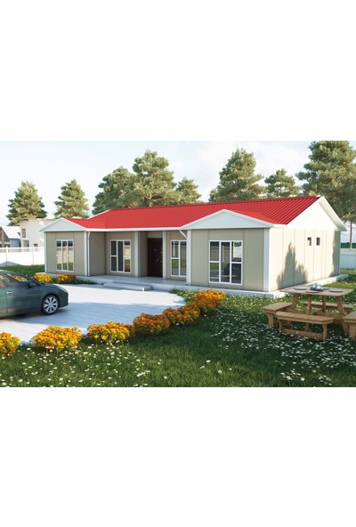 İdeal Ev 129M2 4+1 Prefabrik Ev