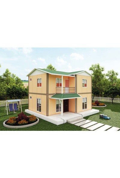 İdeal Ev 100M² Dubleks 2+1 Prefabrik Ev