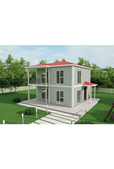 İdeal Ev 118M² Dubleks 3+1 Ideal Prefabrik Ev