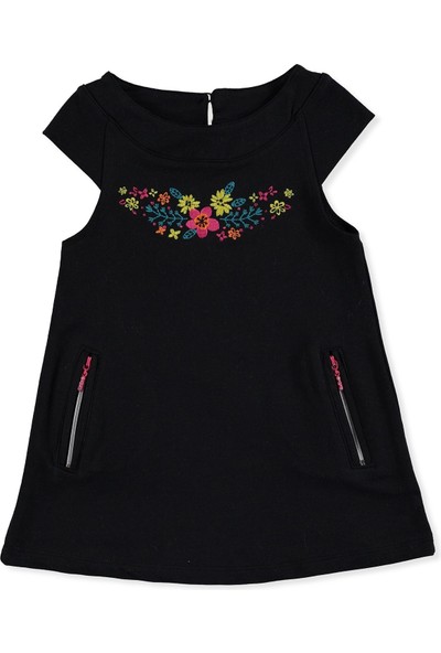 Bambaki Bebek Siyah Kedicik Elbise