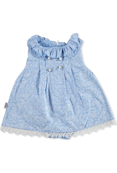 Bebemania Bebek Küçük Çiçekli Elbise Body
