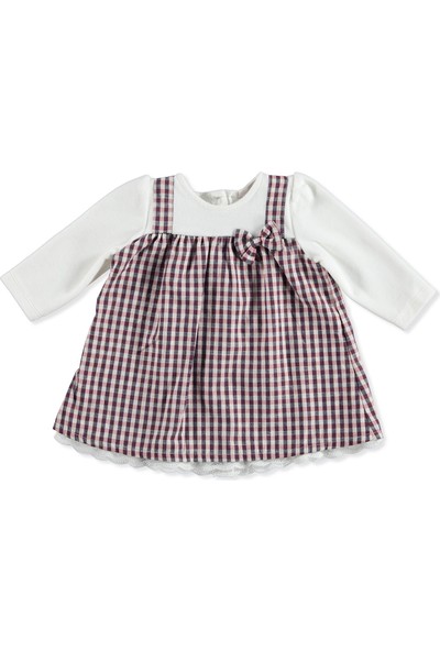 Cassiope Kış Ekoseli Bebek Elbise