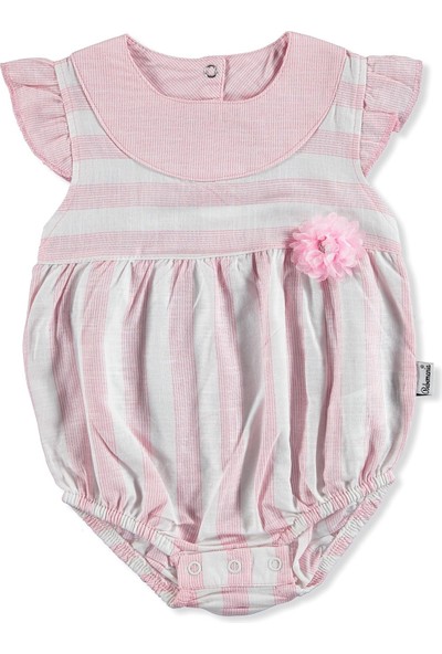 Bebemania Bebek Çizgili-Kareli Elbise Body
