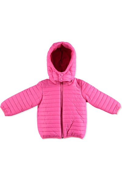 Hello Baby Kış Kız Bebek Basic Kapüşonlu Mont