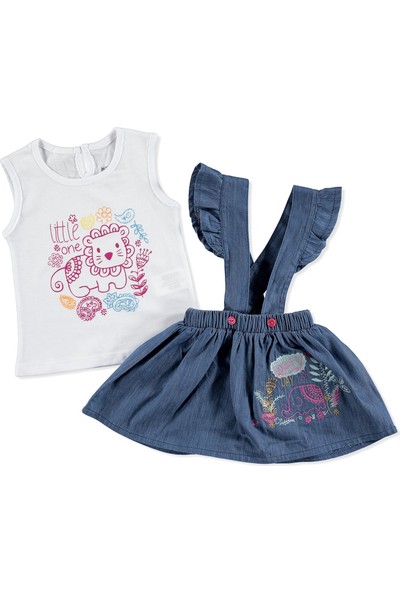 Hello Baby Kız Bebek Ilk Yaz Tema Bluz-Etek Takım