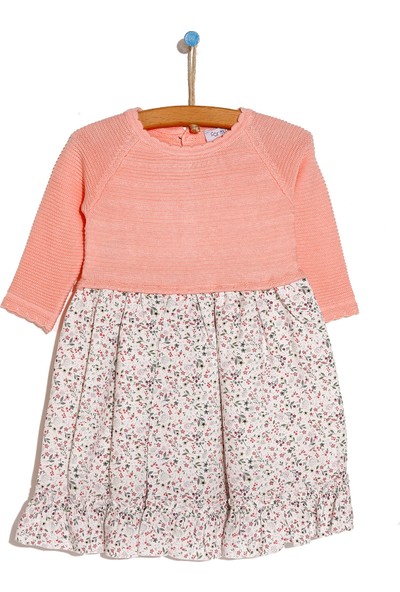 For My Baby Pink Birds Elbise