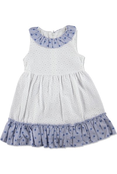 Bombili Yaz Kız Bebek Pamuklu Atlet Bisiklet Yaka Elbise Bombili Yaz Kız Bebek Pamuklu Atlet Bisiklet Yaka Elbise