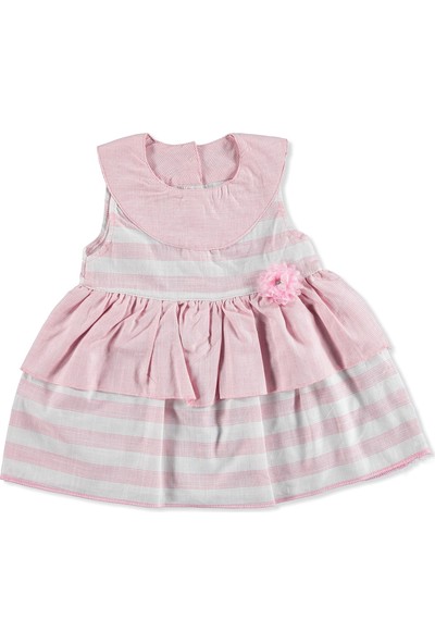 Bebemania Bebek Çizgili-Kareli Elbise