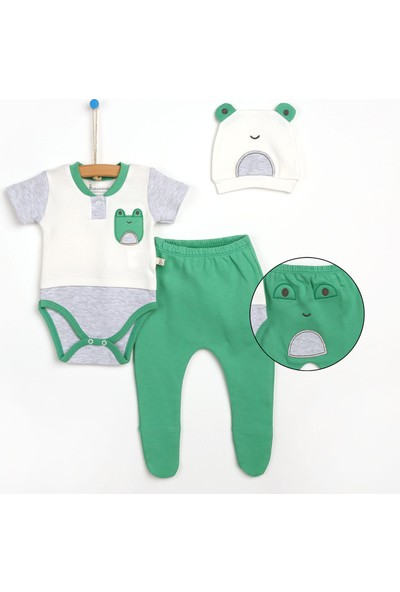 Bebbek Summer Time Body Patikli Alt Şapka