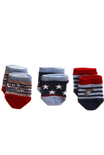 Bolero Yunus 3'lü Patik Çorap