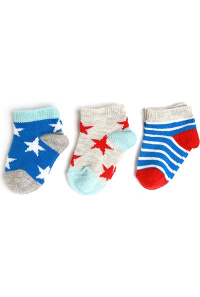 Albio Yıldız 3'lü Patik Çorap