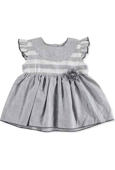 Bebemania Bebek Çizgili-Kareli Elbise