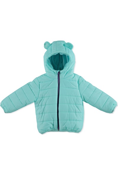 Hello Baby Kış Kız Bebek Basic Kulaklı Kapüşonlu Mont