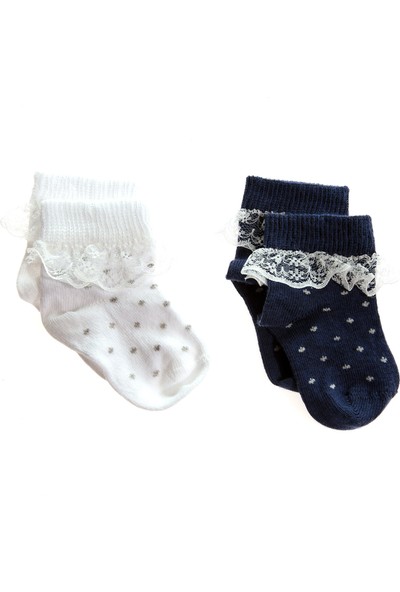 Aziz Bebe Dantelli Çorap
