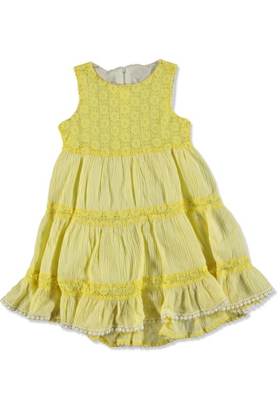 Bombili Yaz Kız Bebek Pamuklu Atlet Bisiklet Yaka Elbise Bombili Yaz Kız Bebek Pamuklu Atlet Bisiklet Yaka Elbise