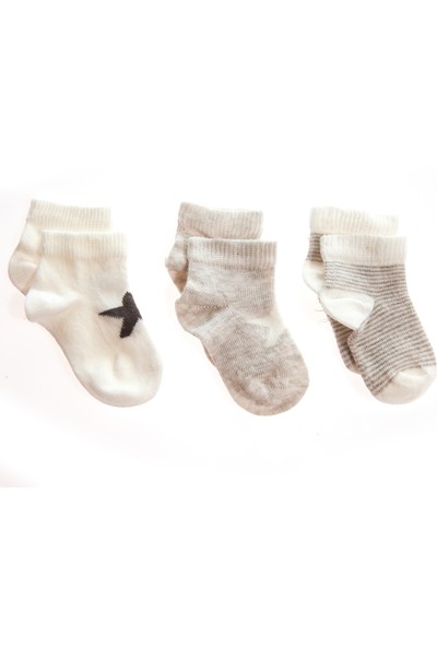 Aziz Bebe 3'lü Patik Çorap