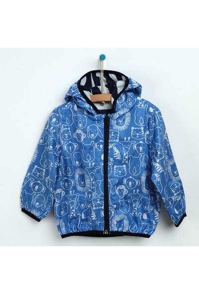 Midimod Hayvan Baskılı Yağmurluk