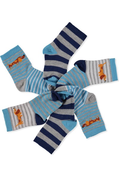 Albio Köpek 3'lü Soket Çorap