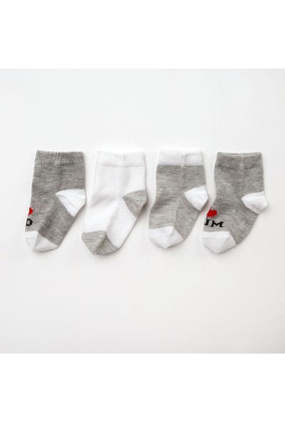 Hello Baby Love 4'lü Soket Çorap