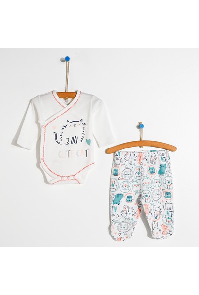 Luggi Cute Cat Zıbın Body-Patikli Alt