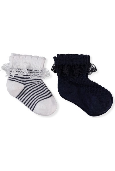 Aziz Bebe Dantelli Çorap