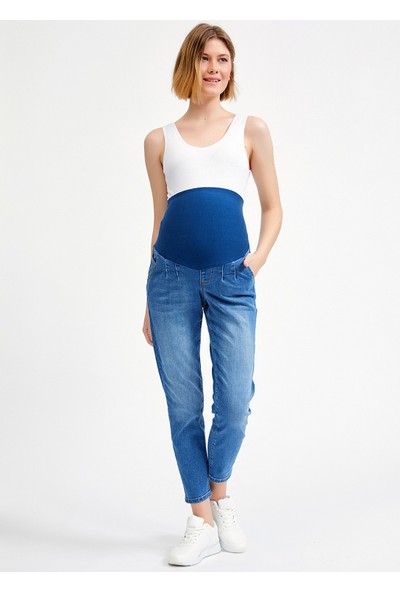 Big Time Hamile Denim Pantolon