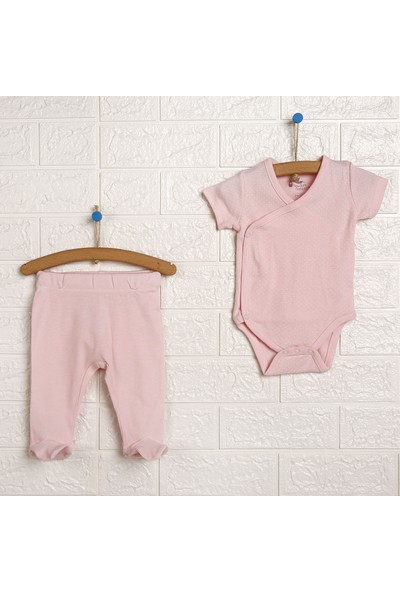 Newborn Fashion Club Puanlı Zıbın Body-Patikli Alt